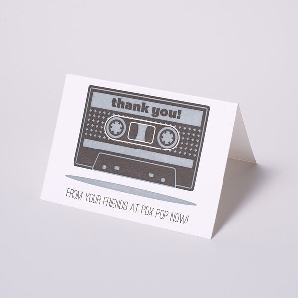 PDX Pop Now! Thank You Card - Egg Press