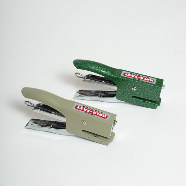 Hand-grip Stapler, Ivory - Egg Press