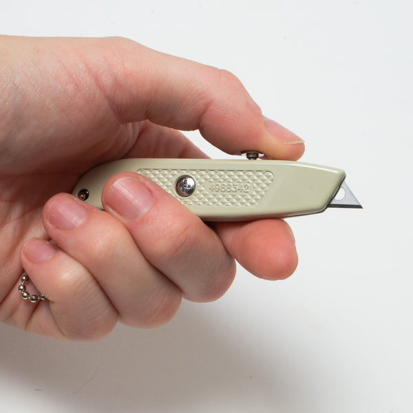 Mini Utility Knife Keychain, Ivory - Egg Press
