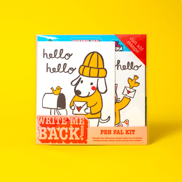 Write Me Back! Pen Pal Kits - Egg Press